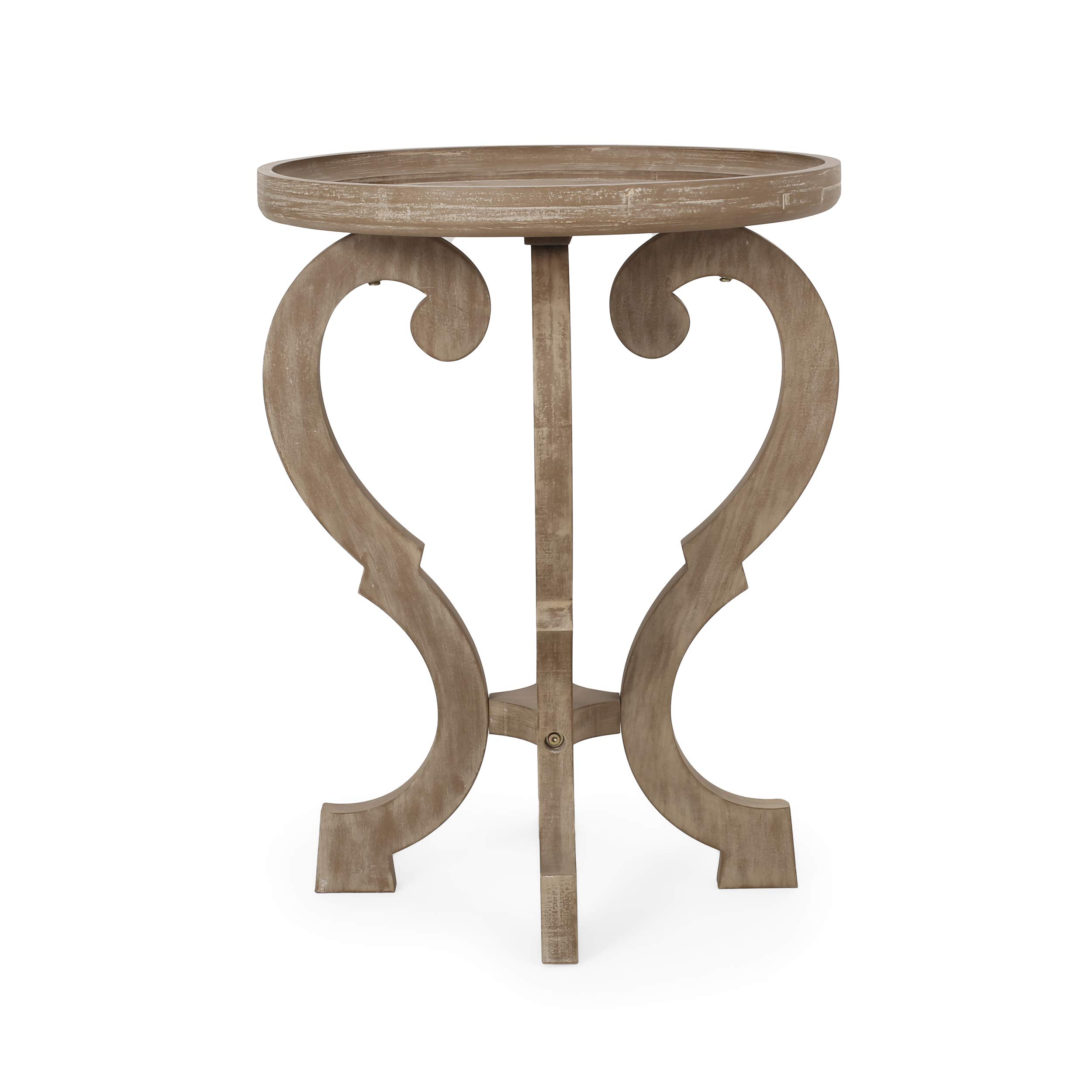 Christopher Knight Home Eleanor French Country Accent Table with Round Top, Natural