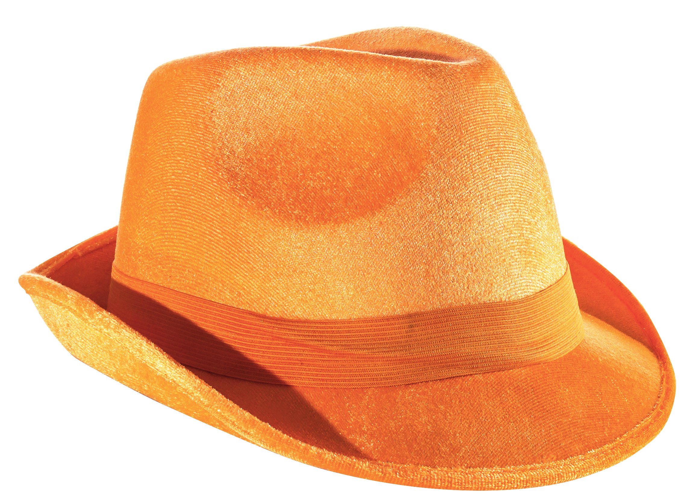 Amscan Velour Fedora, Party Accessory, Orange