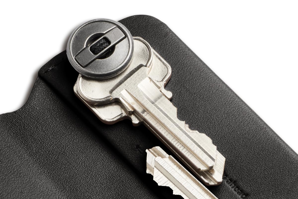 Bellroy Key Cover Plus β Third Edition (Leather Key Holder, Holds 4 β 8 Keys) - Black