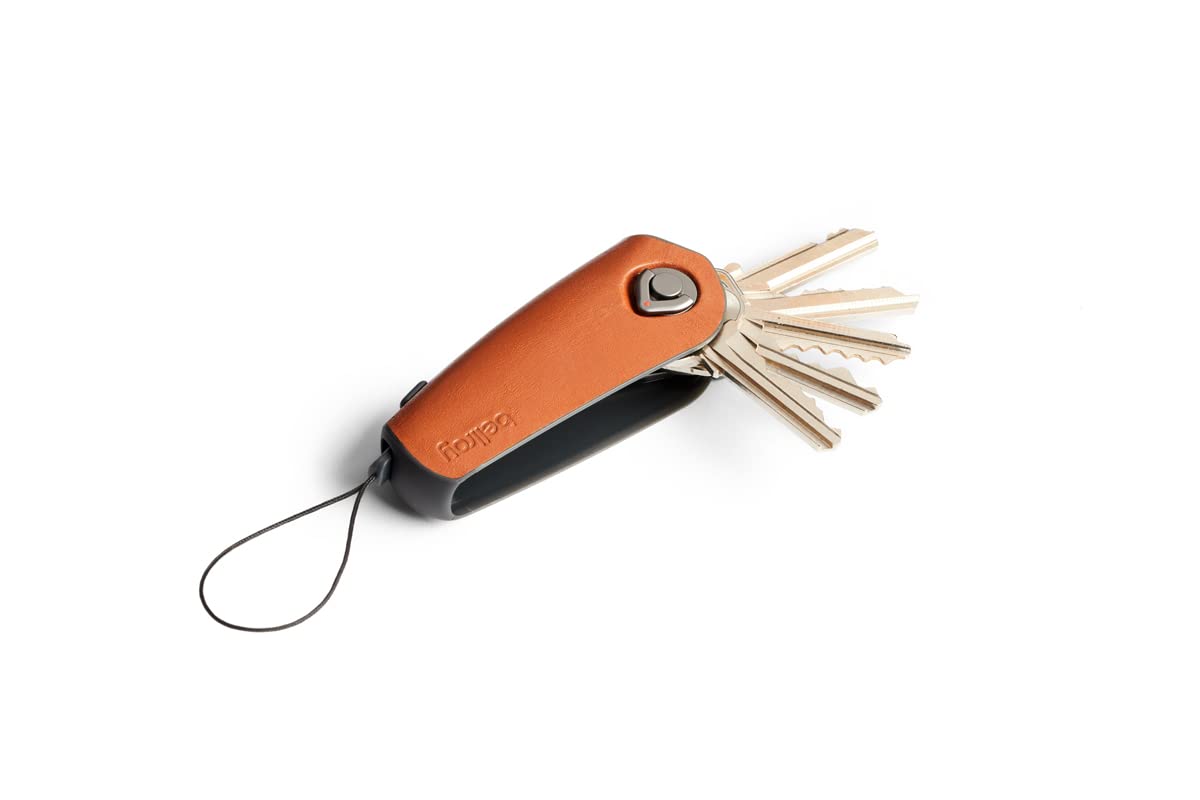 Bellroy Key Case Hardshell Leather Organizer Terracotta