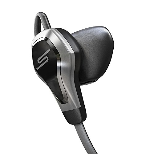 SMS Audio Bio Sport Biometric Wired in-Ear Headphones with Heart Rate Monitor, Black/Grey