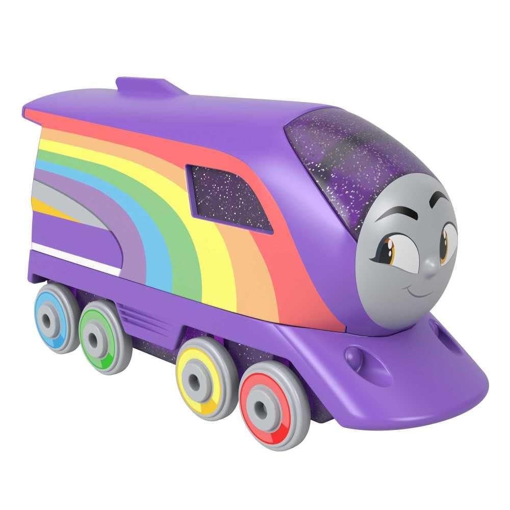 Fisher-Price Thomas and Friends Rainbow Kana Push-Along Toy Train for Kids Ages 3 and Up