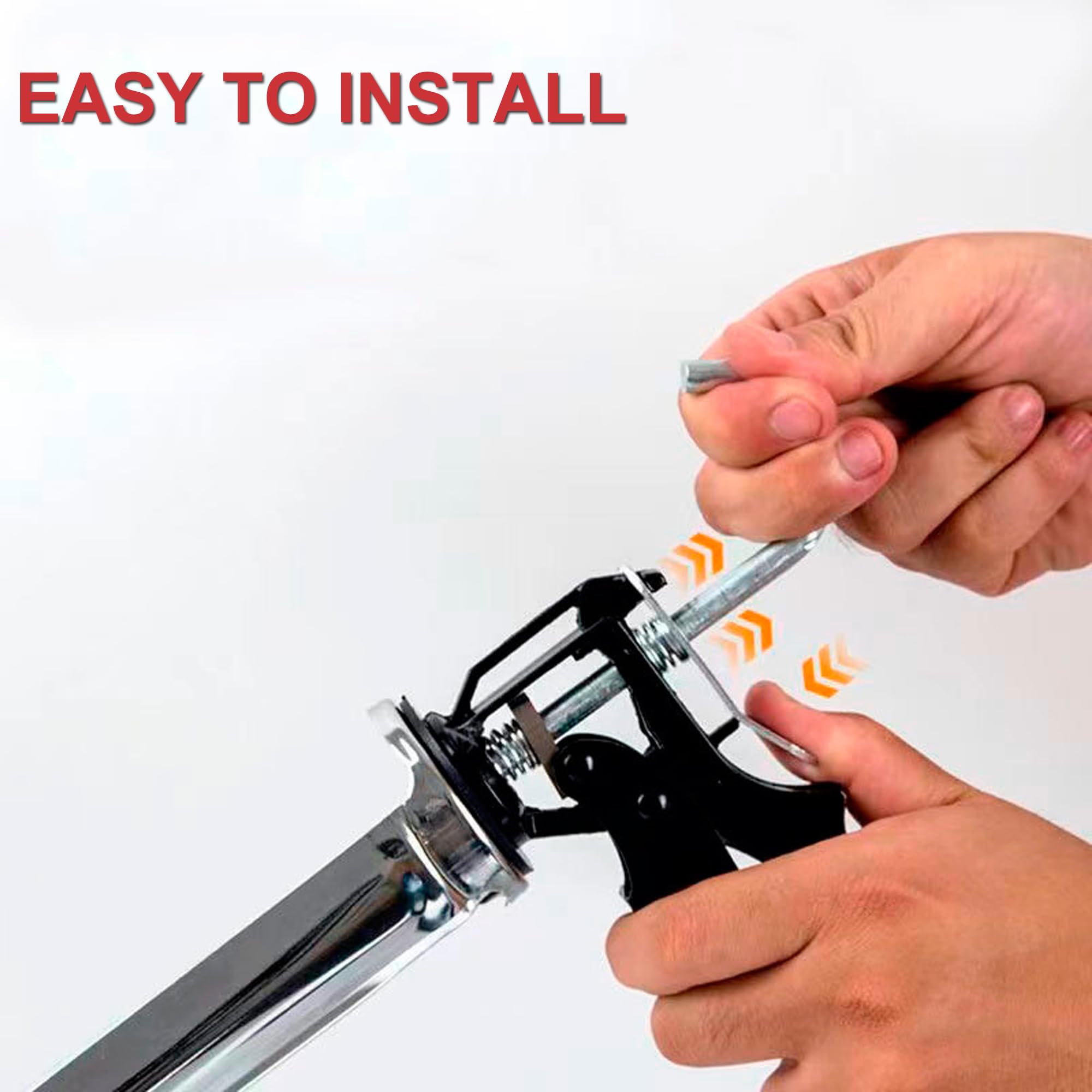 Caulk Gun Kit, Caulking Tool Kit and Caulk Remover,Sealant Finishing Tool Grout Scraper,Great Silicone Gun Tools for 10oz Caulk tubes
