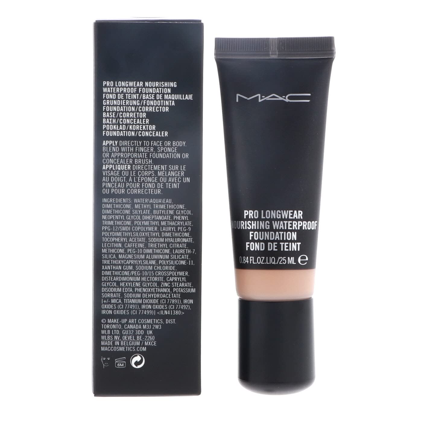 MAC Pro Longwear Nourishing Waterproof Foundation NW35 0.84 fl oz