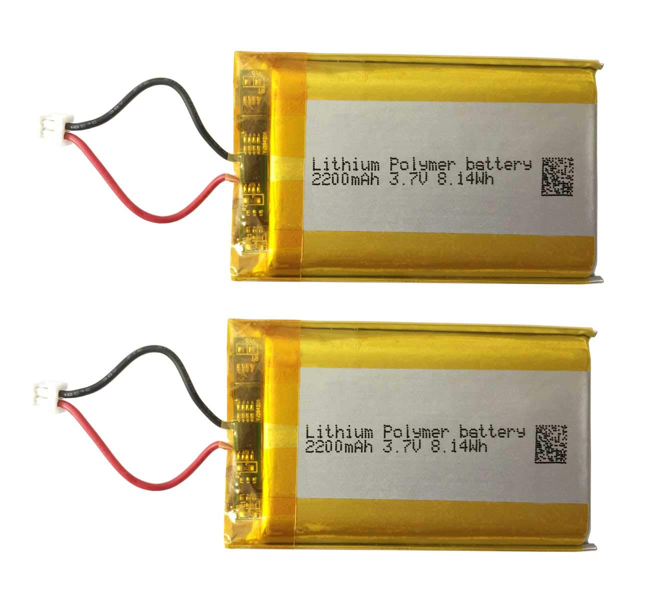 AOLIKES LIP1922-S 2200mAh 3.7v Lithium Battery Replacement for Sony PS4 Pro Dual Shock 4 CUH-ZCT2E CUH-ZCT2U Wireless Controller 2Pack