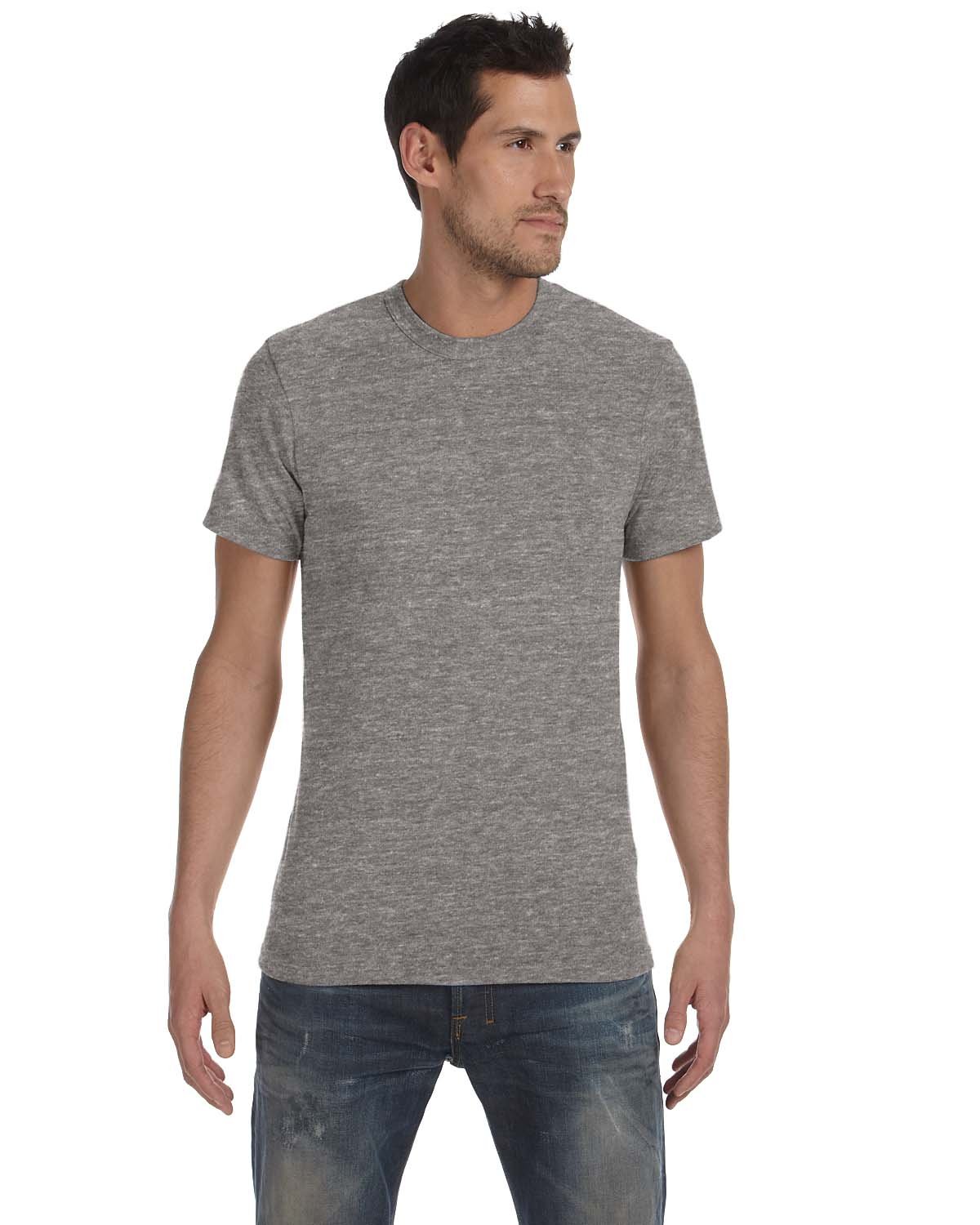Alternative Men's Crew T-Shirt, Eco Grey, Medium