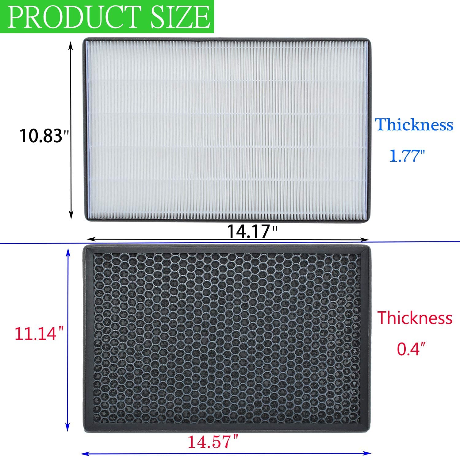 Hedday FY2420/40 FY2422/40 Replacement Filter Compatible with Philips 2000 and 2000i Series Air Purifier ,Replace AC2882 AC2887 AC2889