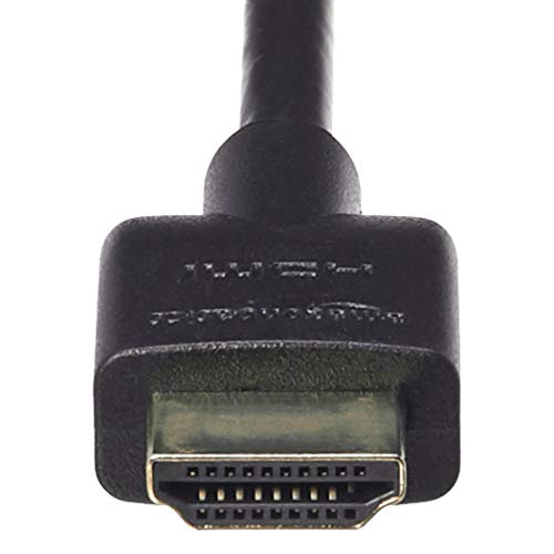 Amazon Basics Flexible and Durable Mini HDMI Cable (18Gpbs, 4K/60Hz) - 6 Feet, Black, Projector