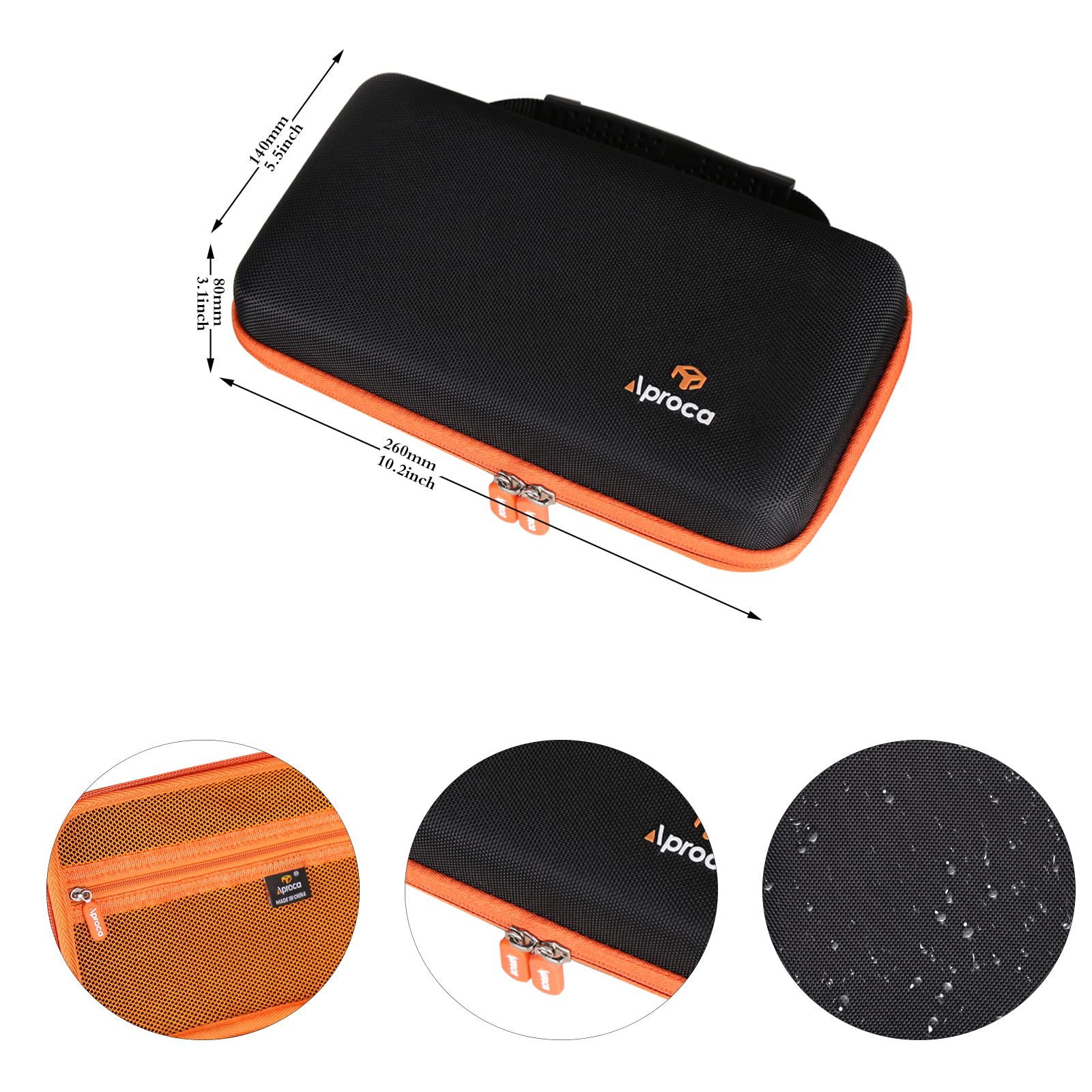 Aproca Hard Travel Storage Case, for Klein Tools ET310 AC Circuit Breaker Finder & 80016 Circuit Breaker Finder Tool Kit & RT250 GFCI Outlet Tester