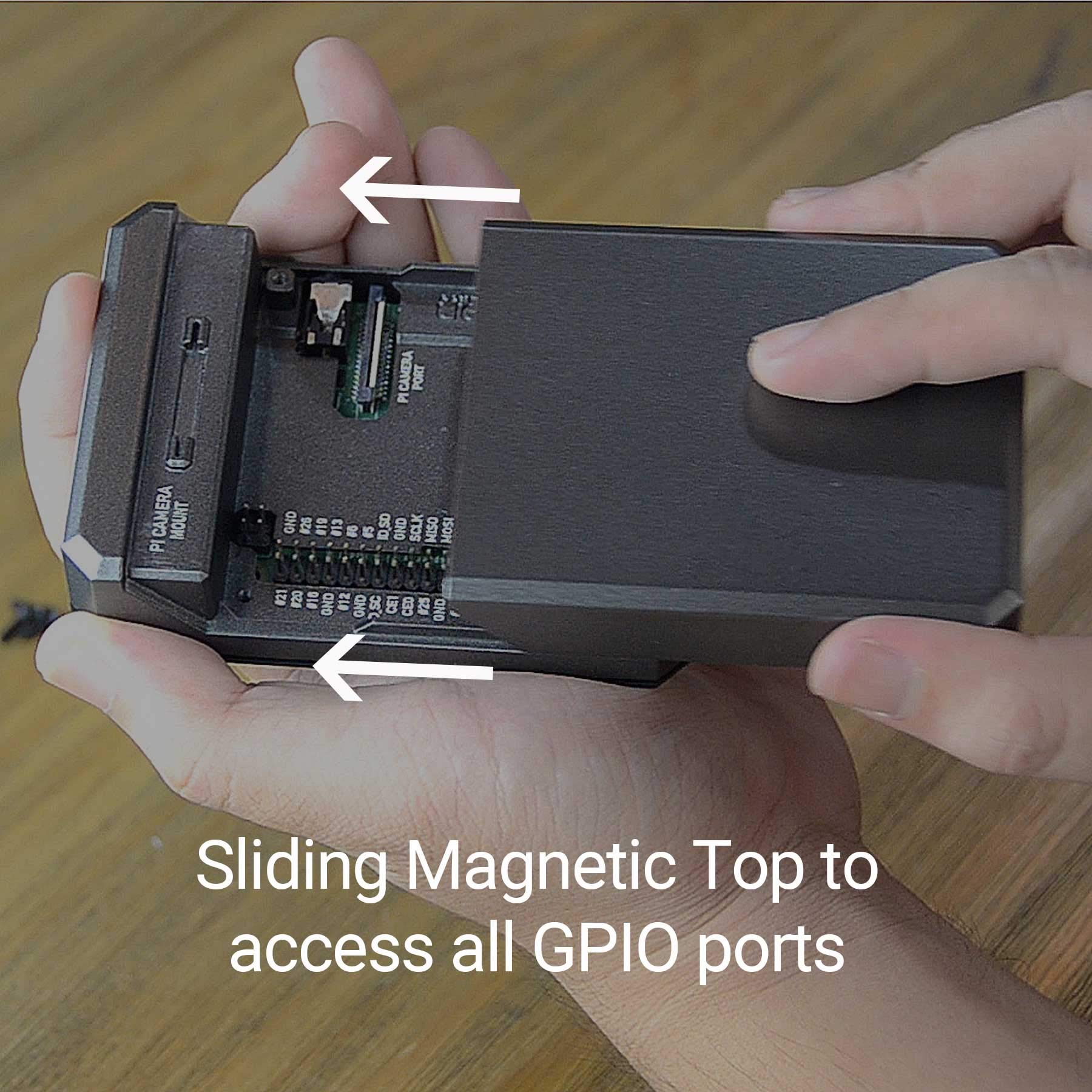 Argon NEO Case with Cooling Fan HAT for Raspberry Pi 4 | Supports Camera, and LCD Display | GPIO and PoE Pins are Accessible