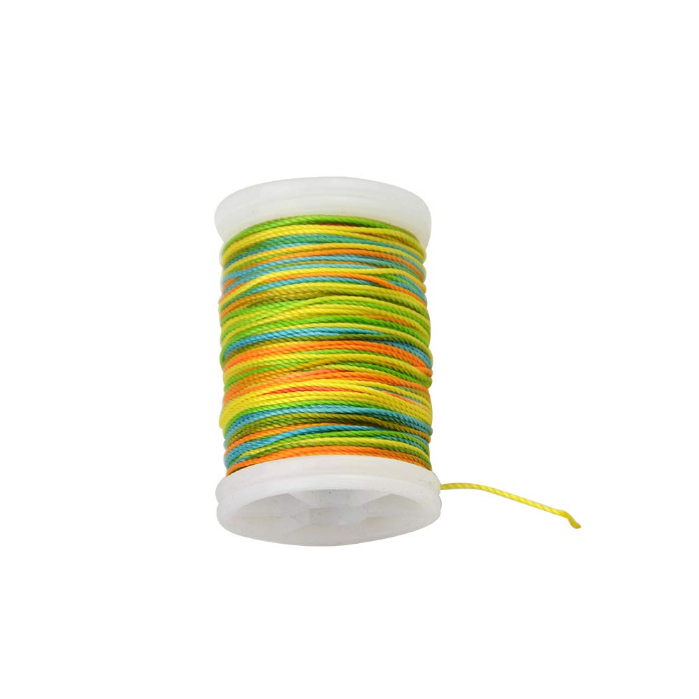 AMEYXGS Archery Bow String Serving Thread Nylon Bowstring Serving Material Bowstring Protector for Protect and Repair for Various Bowstring(Pack of 2) (Colorful)
