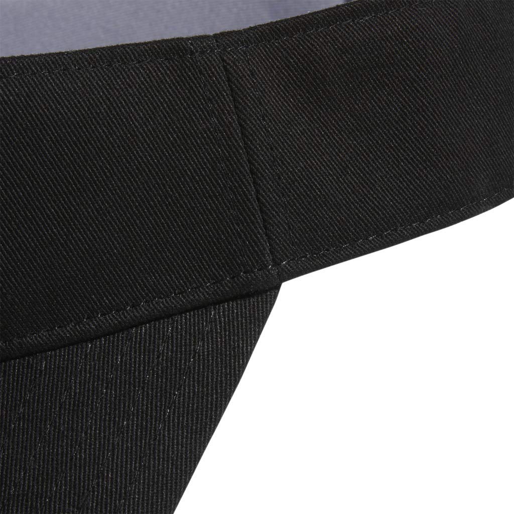 adidas Originals Twill Visor, Black/White, One Size