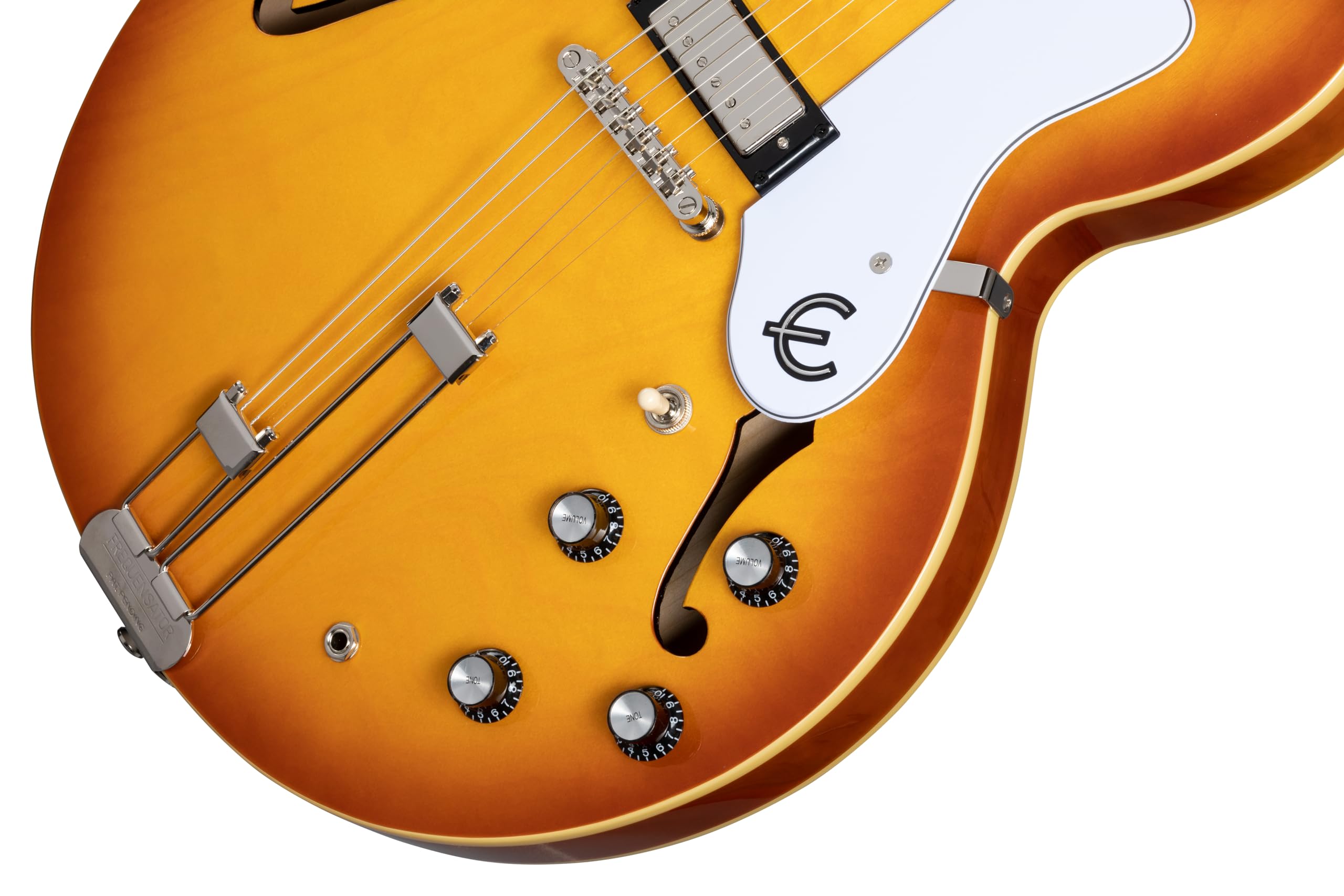 Epiphone Riviera Semi Hollowbody Archtop, Royal Tan