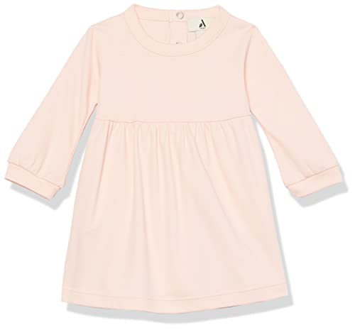 Amazon Aware Baby Girls' Organic Cotton Long Sleeve T-shirt Dress, Pink, 24 Months