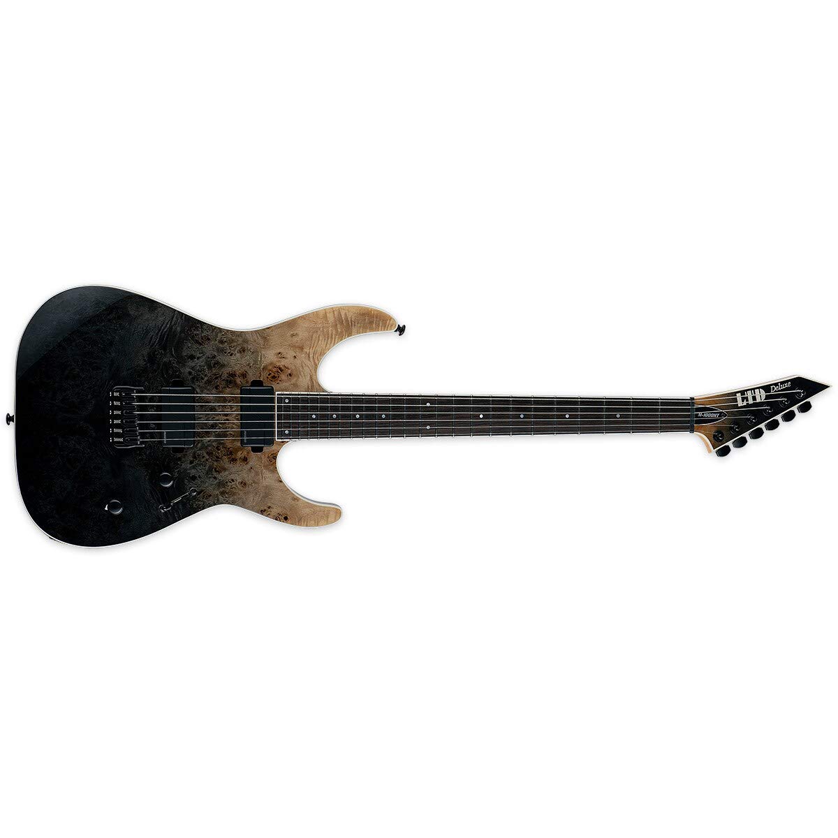 ESP Guitars 6 String Electric Guitar, Black Fade, Right (LM1000HTBPBLKFD)