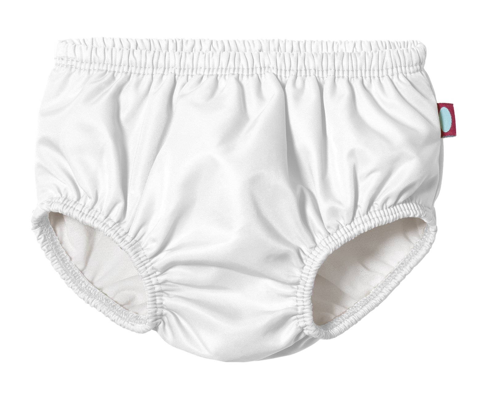Made in USA Baby Girls and Boys Swim Diaper Cover Reusable Leakproof for Swimming Pool Lessons Beach, White, 4T