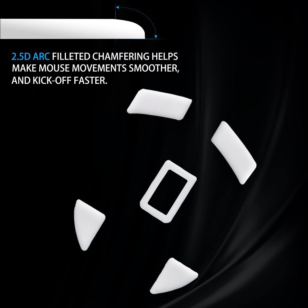Esports Tiger ICE Mouse Feet for Razer Viper Ultimate