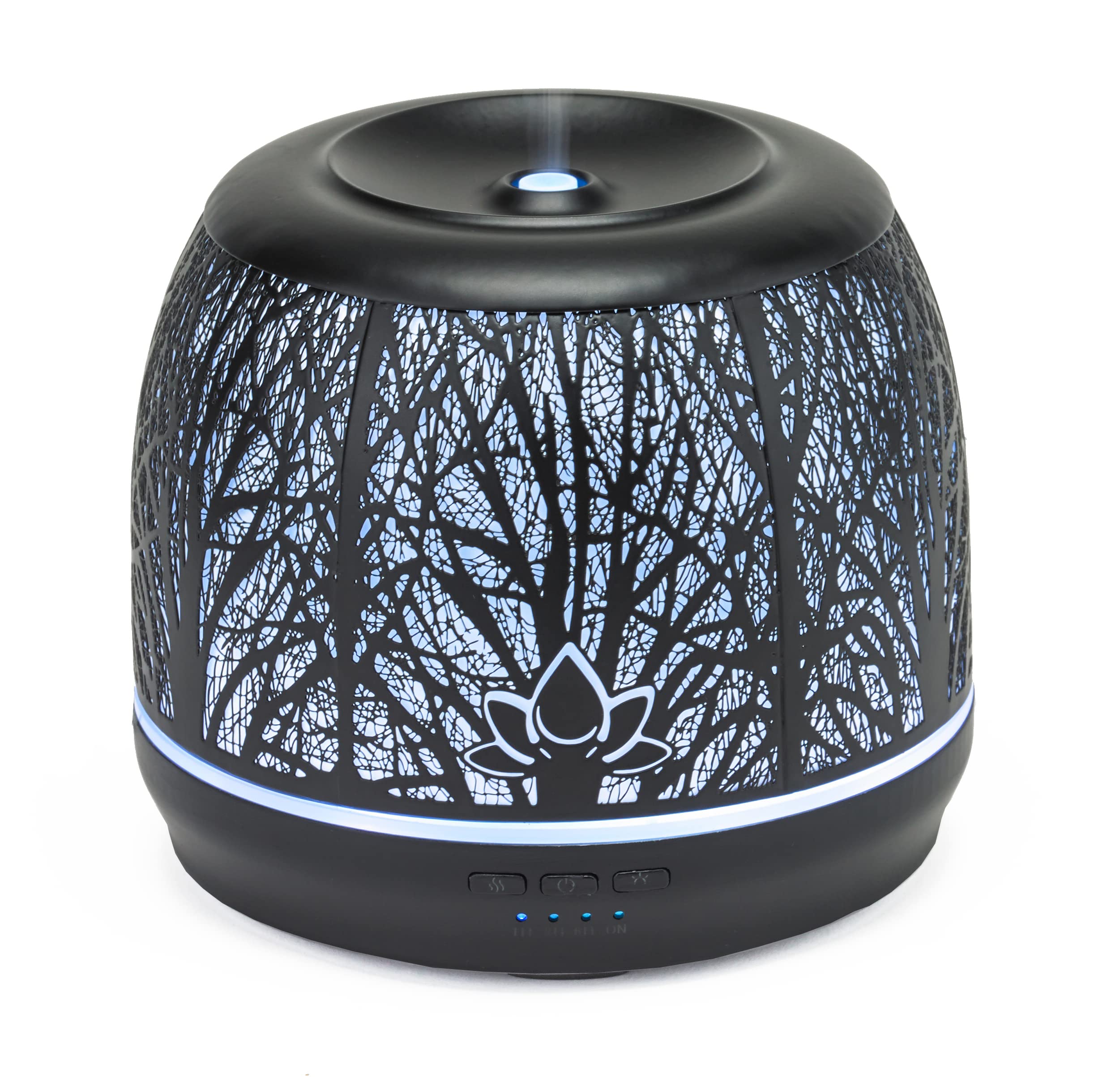 Aroma Outfitters Large Iron Essential Oil Diffuser | Aromatherapy Diffuser That Purifies Air | Ultrasonic Humidifier 7 Color LED Lights | Home Essentials | Scent Diffuser | Large Water Tank of 500mL