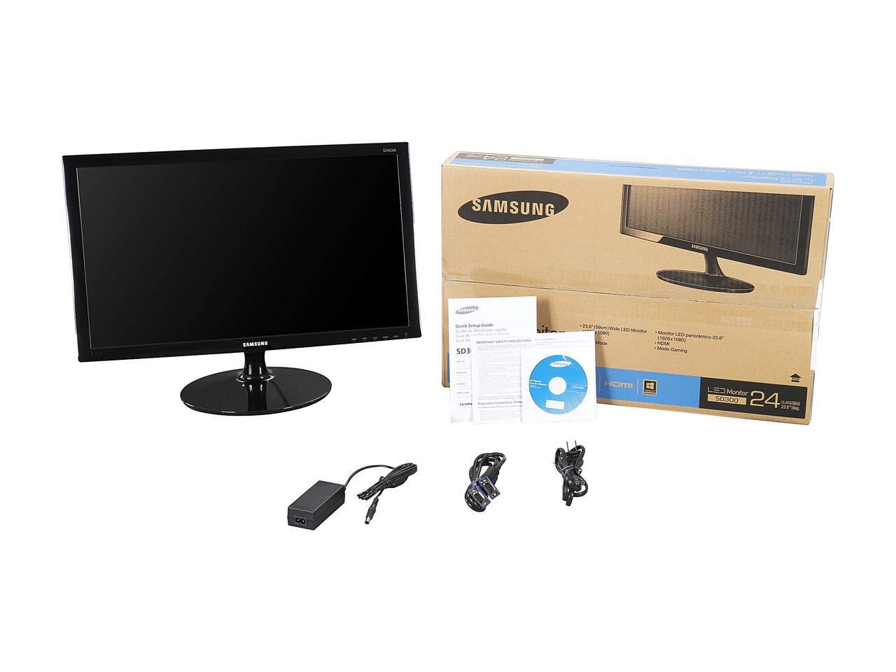 Samsung SD300 CBD Monitor LS24D300HL 23.6-Inch Screen LED-Lit Monitor