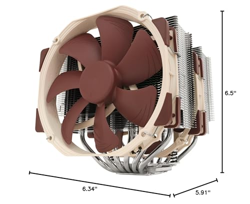 Noctua NH-D15 SE-AM4, Premium Dual-Tower CPU Cooler for AMD AM4 (Brown)