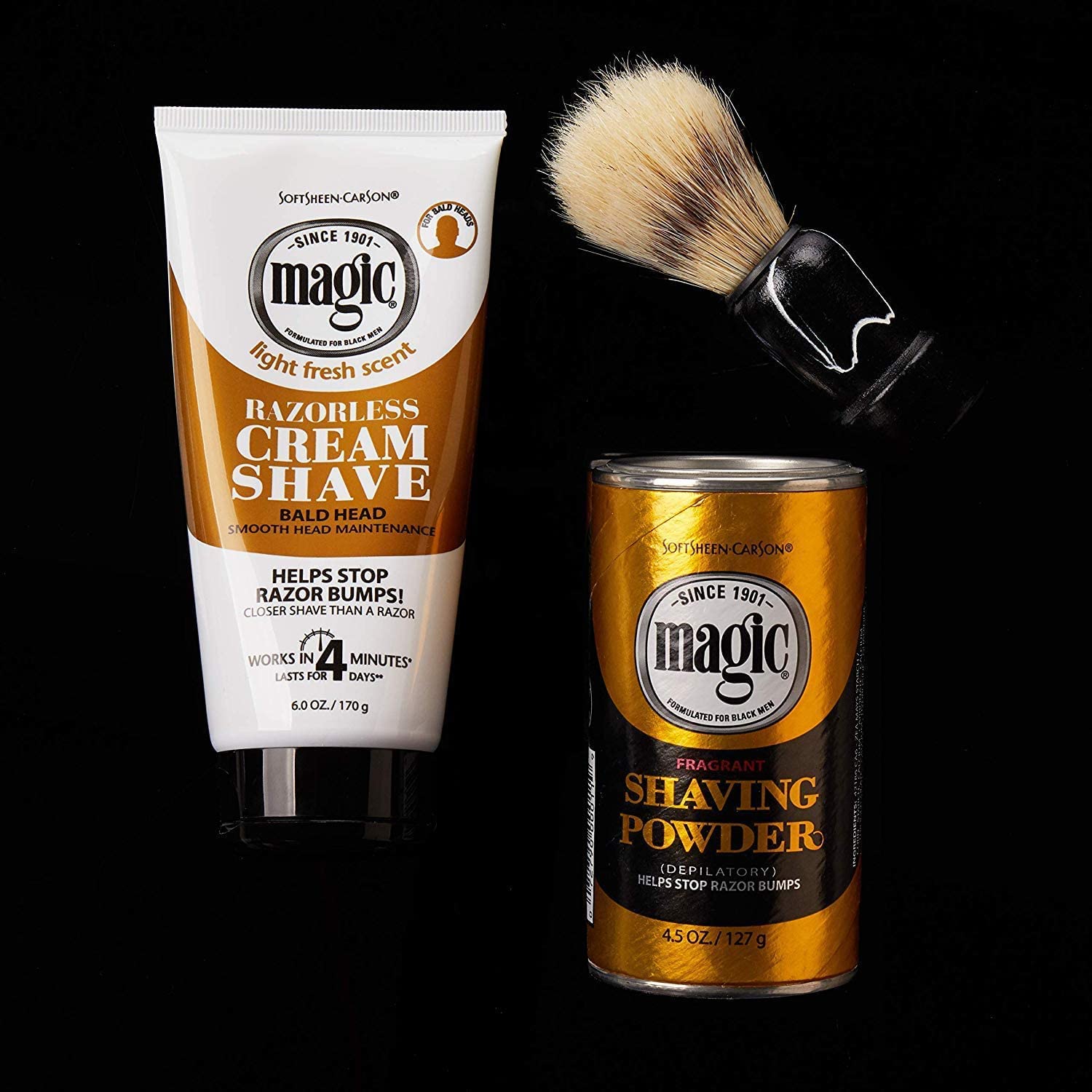 Magic Shave Shaving Powder Gold-5 oz, 3 pk