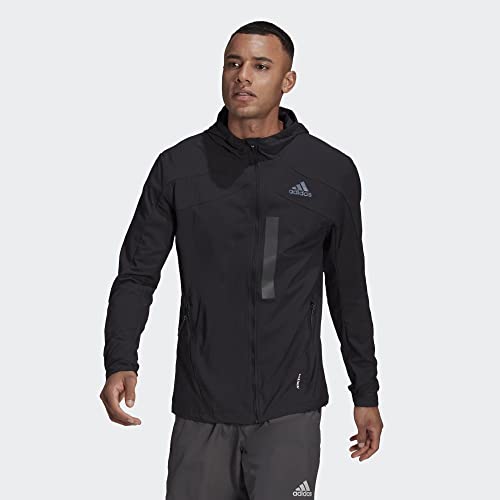 adidas,Mens,Marathon Jacket,Black,Small