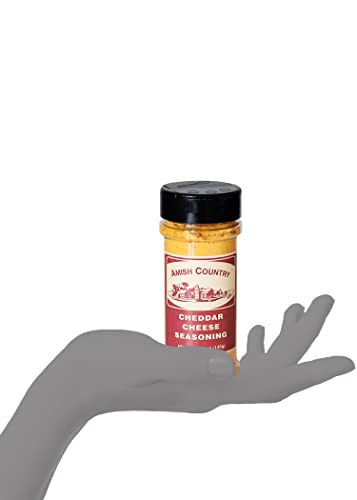 Amish Country Popcorn | Cheddar Cheese Popcorn Seasoning - 5.1 oz | Old Fashioned, Non-GMO and Gluten Free