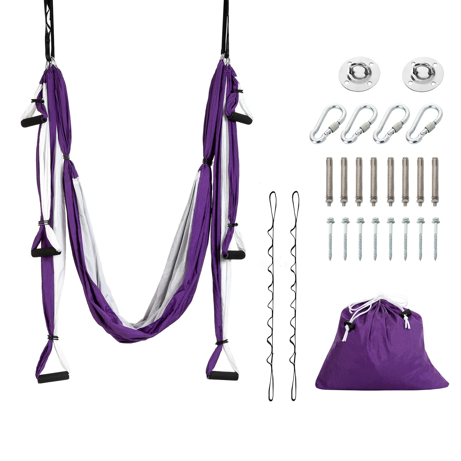 Aerial Yoga Swing Set With Ceiling Mount Accessories Anti Gravity Yoga Swing Kit Hammock Anti Gravity Yoga Swing Kit