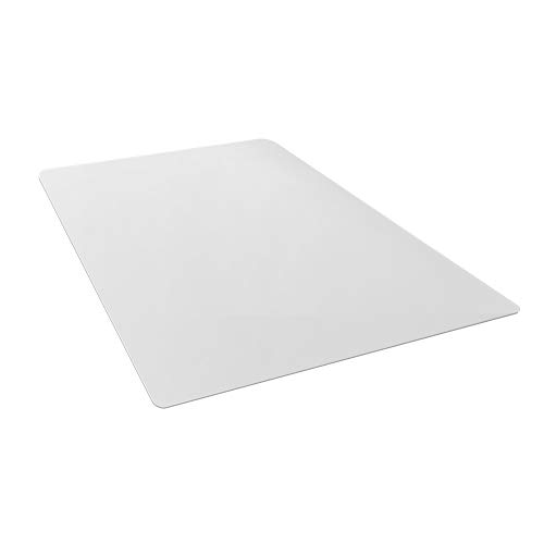 Amazon Basics Polycarbonate Office Chair Rectangular Mat for Hard Floors, 47 x 59-Inch, Clear