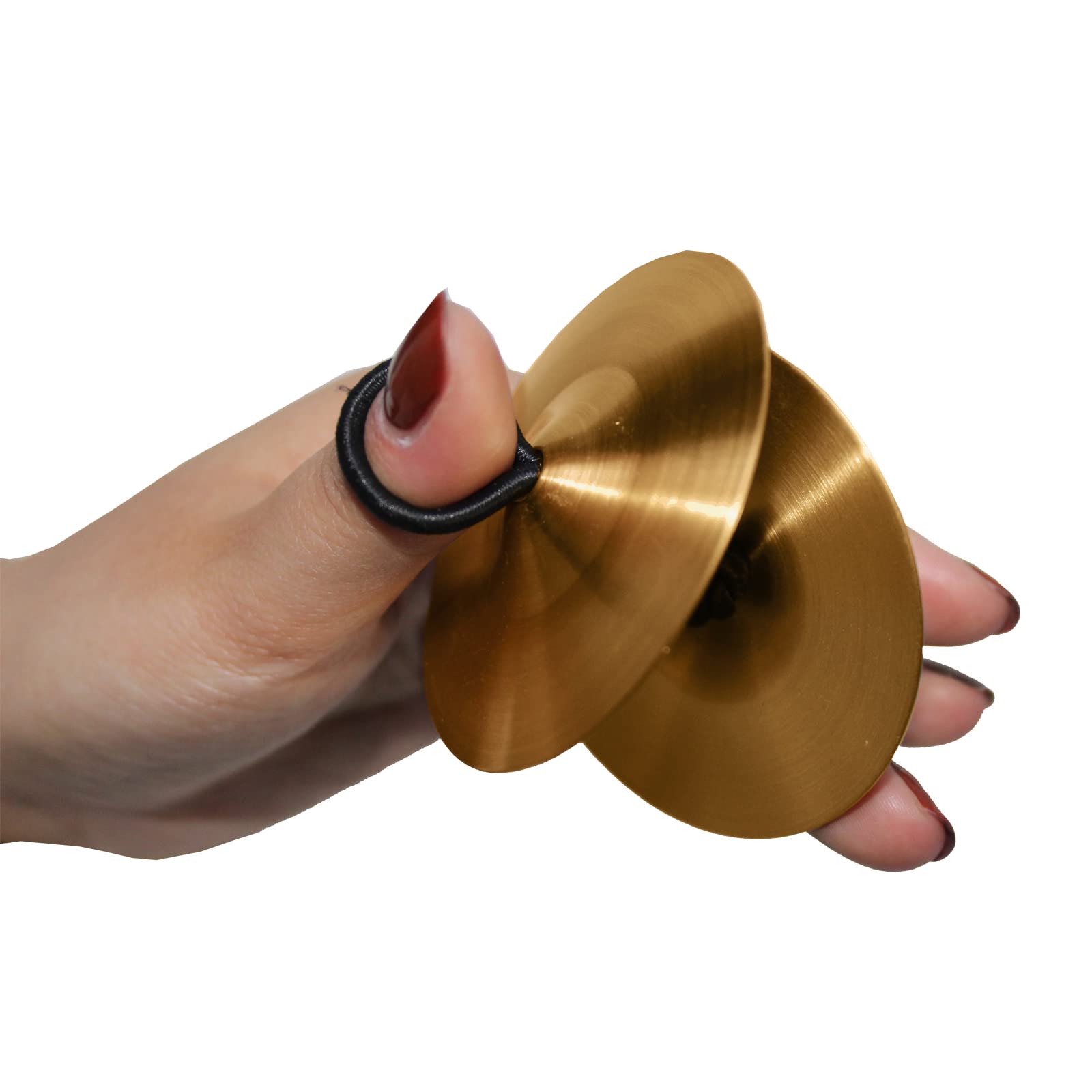 Arborea Finger Cymbals Belly Dancing Brass Finger Cymbals Musical Instrument zills for Ball Party