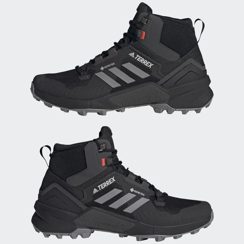 adidas Terrex Swift R3 Mid Gore-TEX Hiking Shoes Men's, Black, Size 9