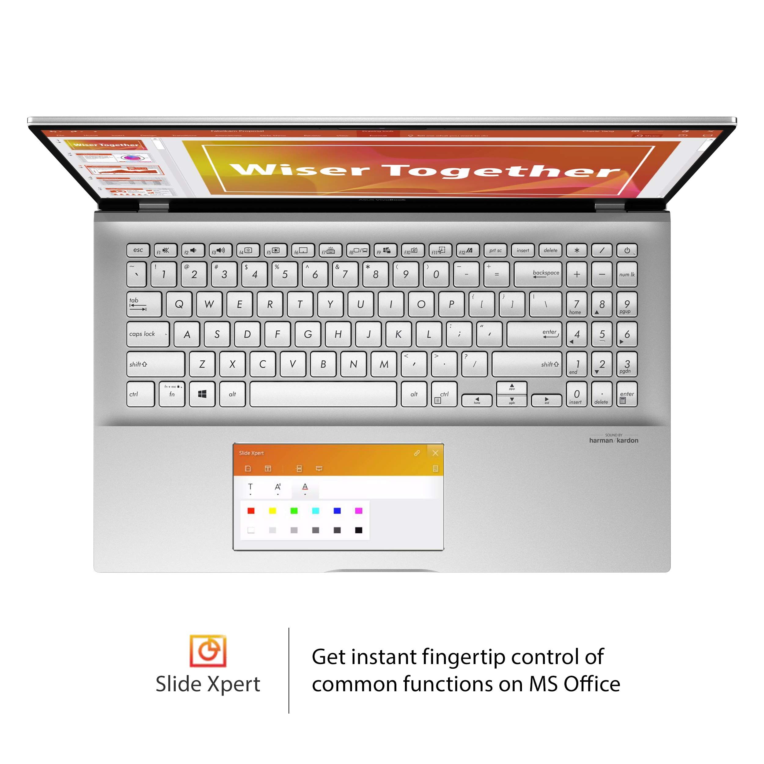ASUS VivoBook S15 Thin & Light 15.6” FHD, Intel Core i7-8565U CPU, 8GB DDR4 RAM, PCIe NVMe 512GB Teton Glacier SSD, Windows 10 Home, S532FA-PB55, Transparent Silver