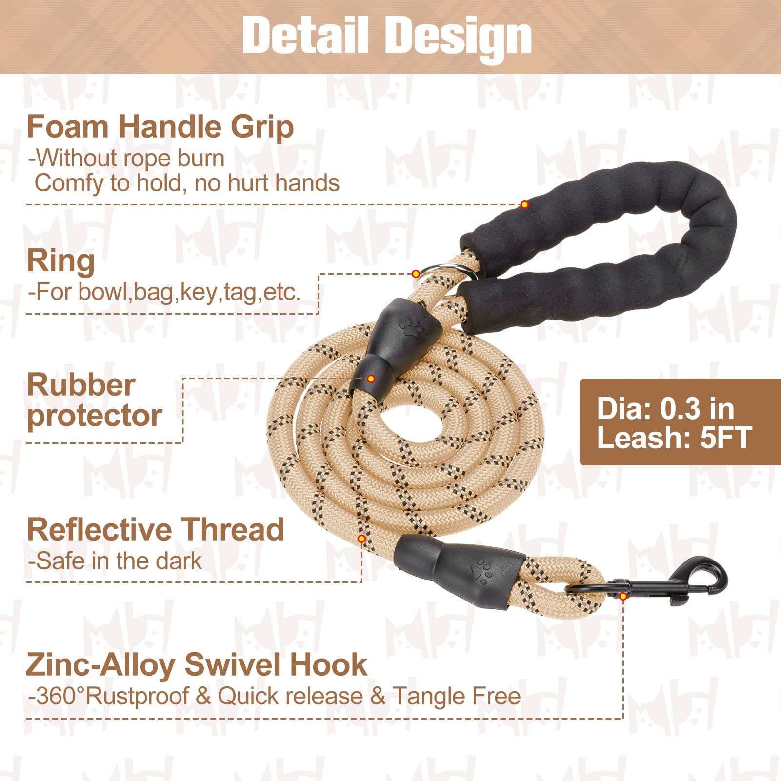 BEAUTYZOO Small Dog Harness and Leash Set,Step in No Chock No Pull Soft Mesh Dog Harnesses Reflective for Extra-Small/Small Medium Puppy Dogs and Cats, Plaid Dog Vest Harness for XS S Pets, Beige XS