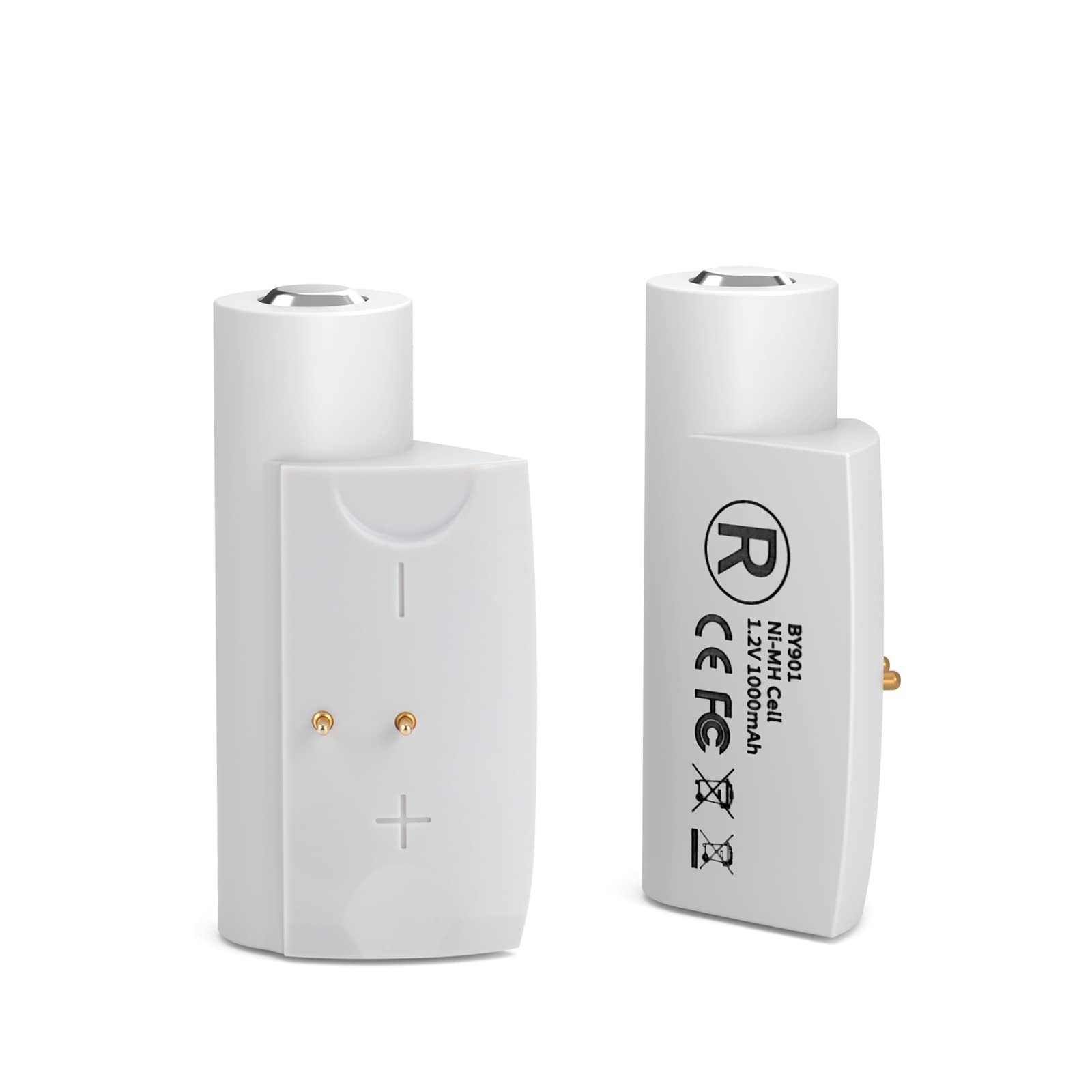 Aubika Rechargeable Batteries for Meta/Oculus Quest 2 Controllers Cover Grips, 2X1000mAh Custom Batteries Only