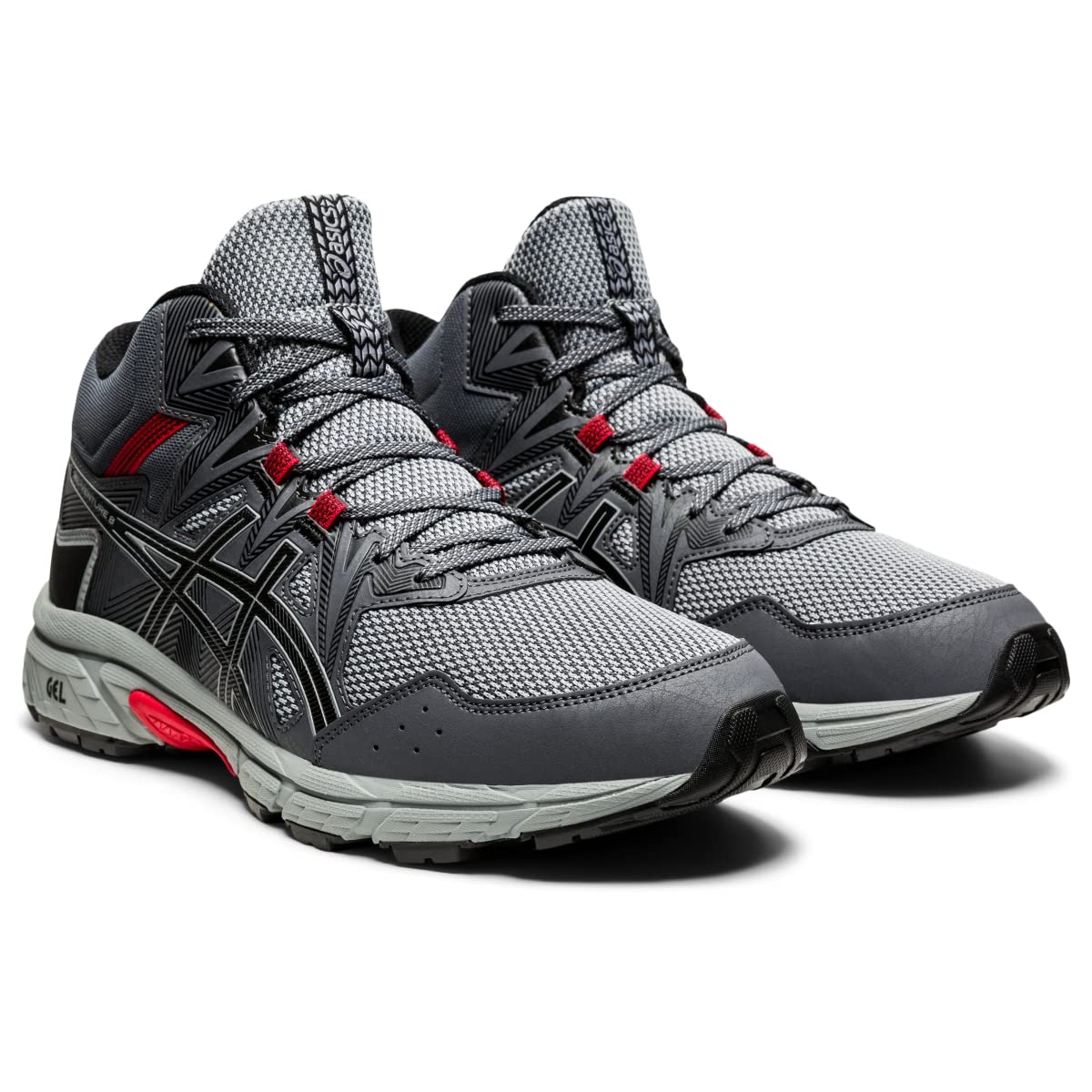 ASICS Men's Gel-Venture 8 Mid Top Running Shoes, 11.5, Carrier Grey/Sheet Rock