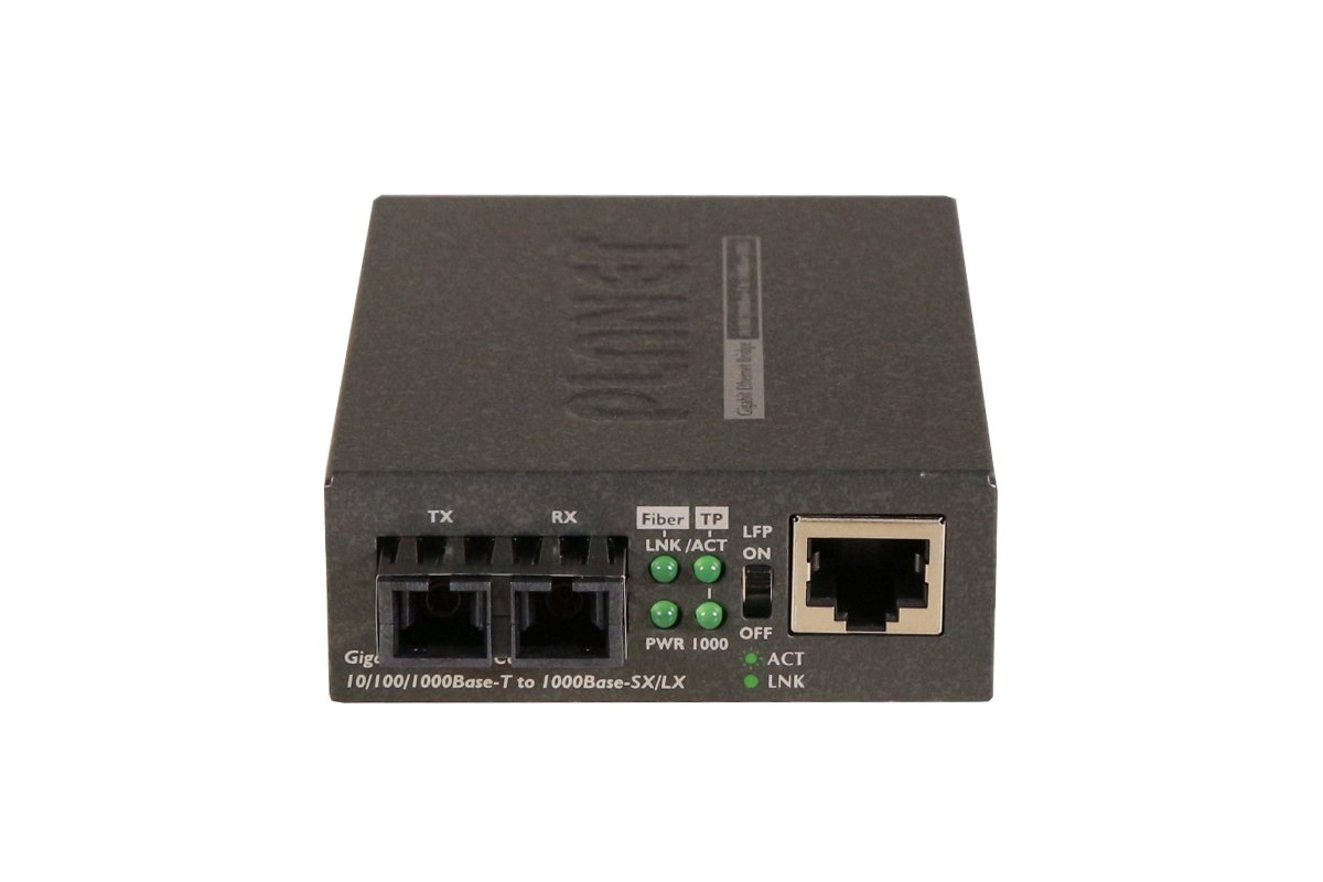 Planet GT-802 10/100/1000Base-T to 1000Base-SX/LX Gigabit Media Converter