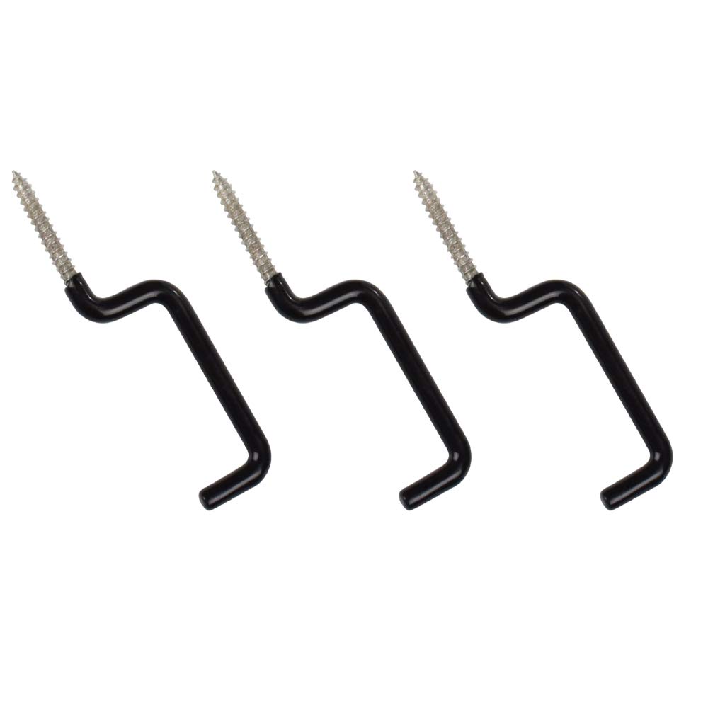 Archery Bow Hook Real Tree Stand Bow Hangers Bow Gear Holder Outdoor Hunting Accessory Black(10 pcs/Pack)