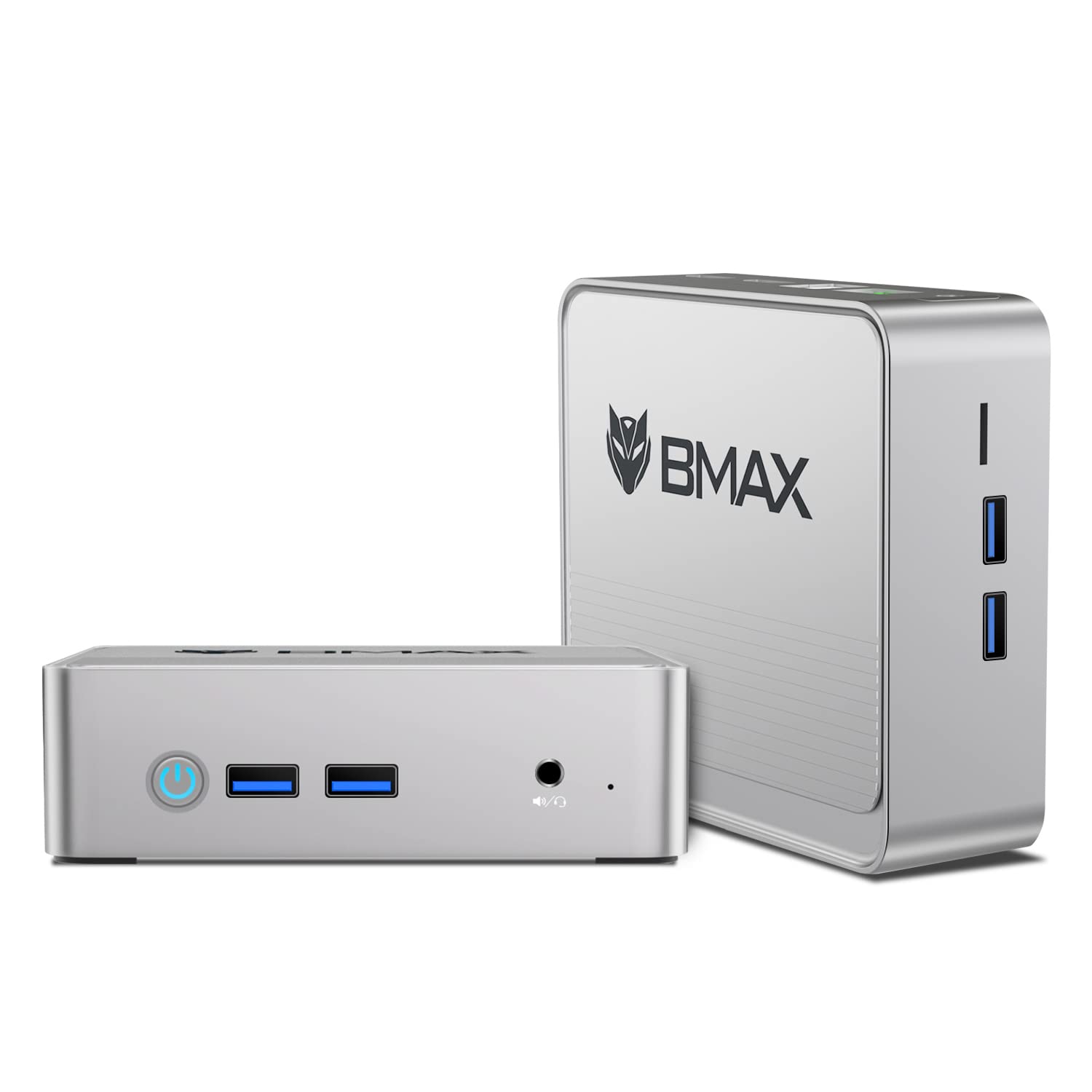 Bmax B3 Mini PC Intel 11th Gen N5095 (4C/4T, up to 2.9GHz) 16GB DDR4 / 512GB SSD W11 Pro, Small Computer Support 4K 60Hz Dual Screen WiFi BT 4.2, Push-Pull Cover Micro Computer VESA Mount