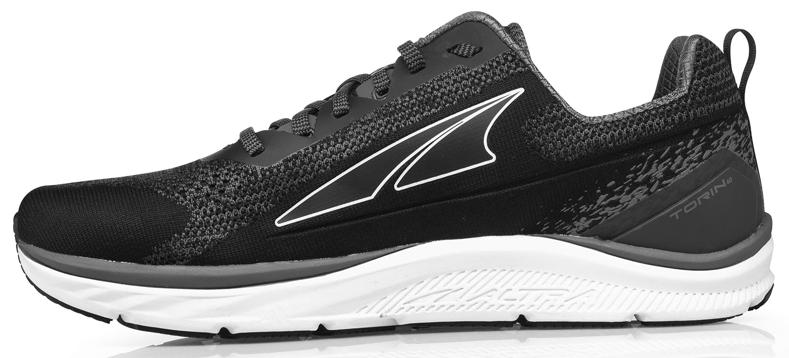 ALTRA Men's Torin 4 Plush Road Running Shoe, Black/Gray - 7 M US