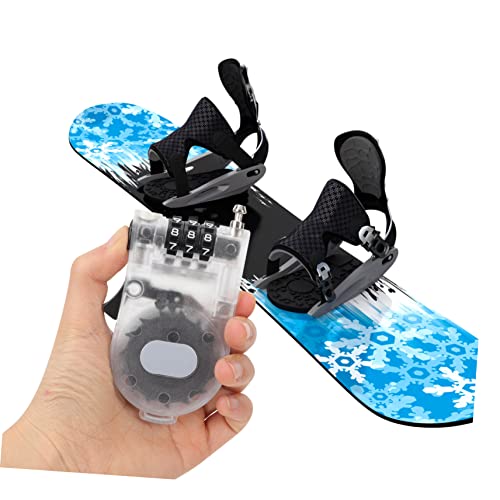 Anneome Coded Lock Snowboard Security Lock Snow Bike Lock Stroller Lock Bicycle Helmets Trail Cable Lock Baby Snowboard Bike - Lock Snowboarding Gear Trolley Case Ski Board