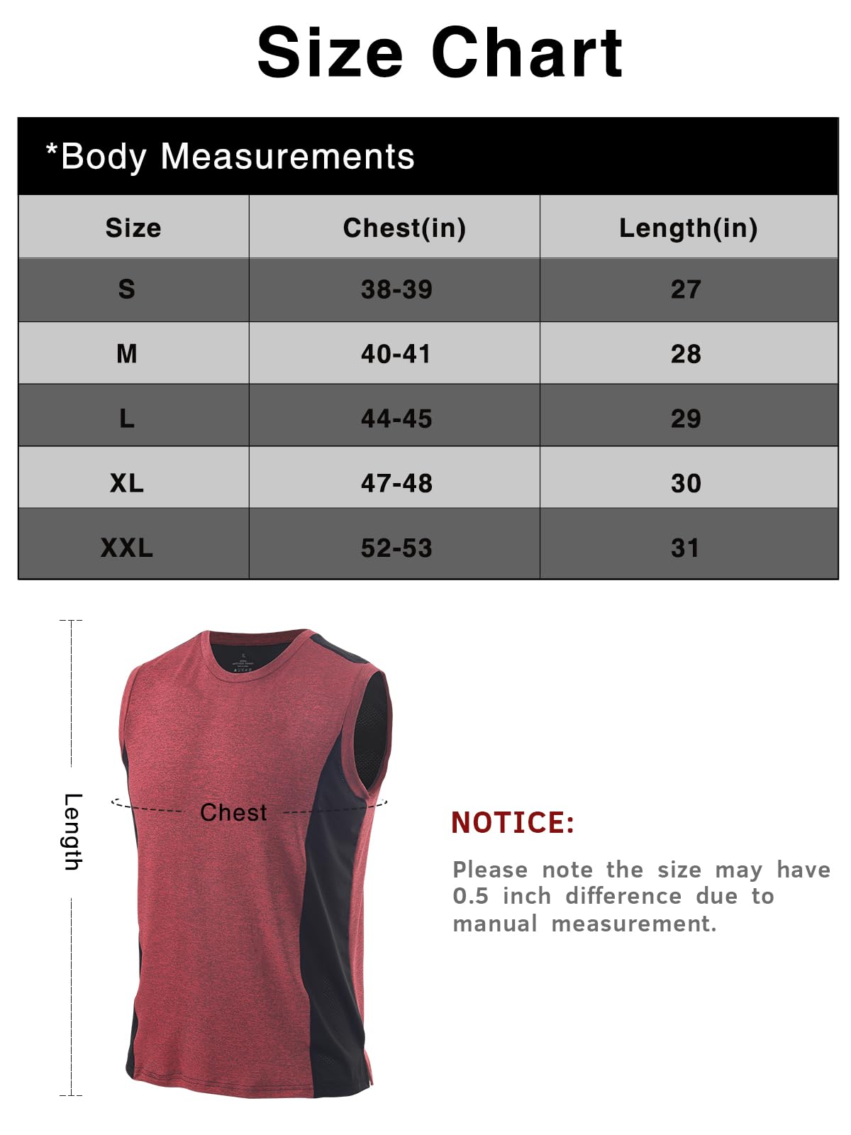 AMVELOP 4 Pack Men's Workout Tank Tops Sleeveless Quick Dry Gym Muscle Shirts Darkgray Navy Red Purple M