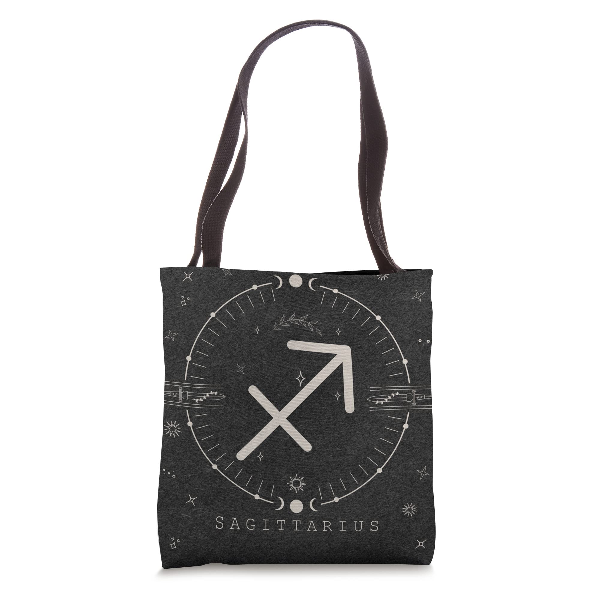 Aesthetic Sagittarius Zodiac Sign Astrologic Stars Celestial Tote Bag