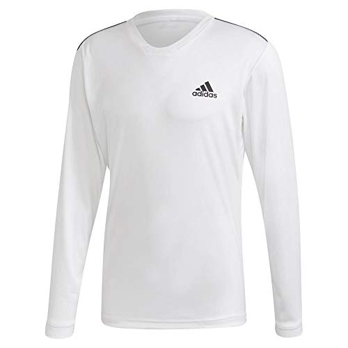 adidas Uv Protect Ls, White/Black/Black, XX-Large