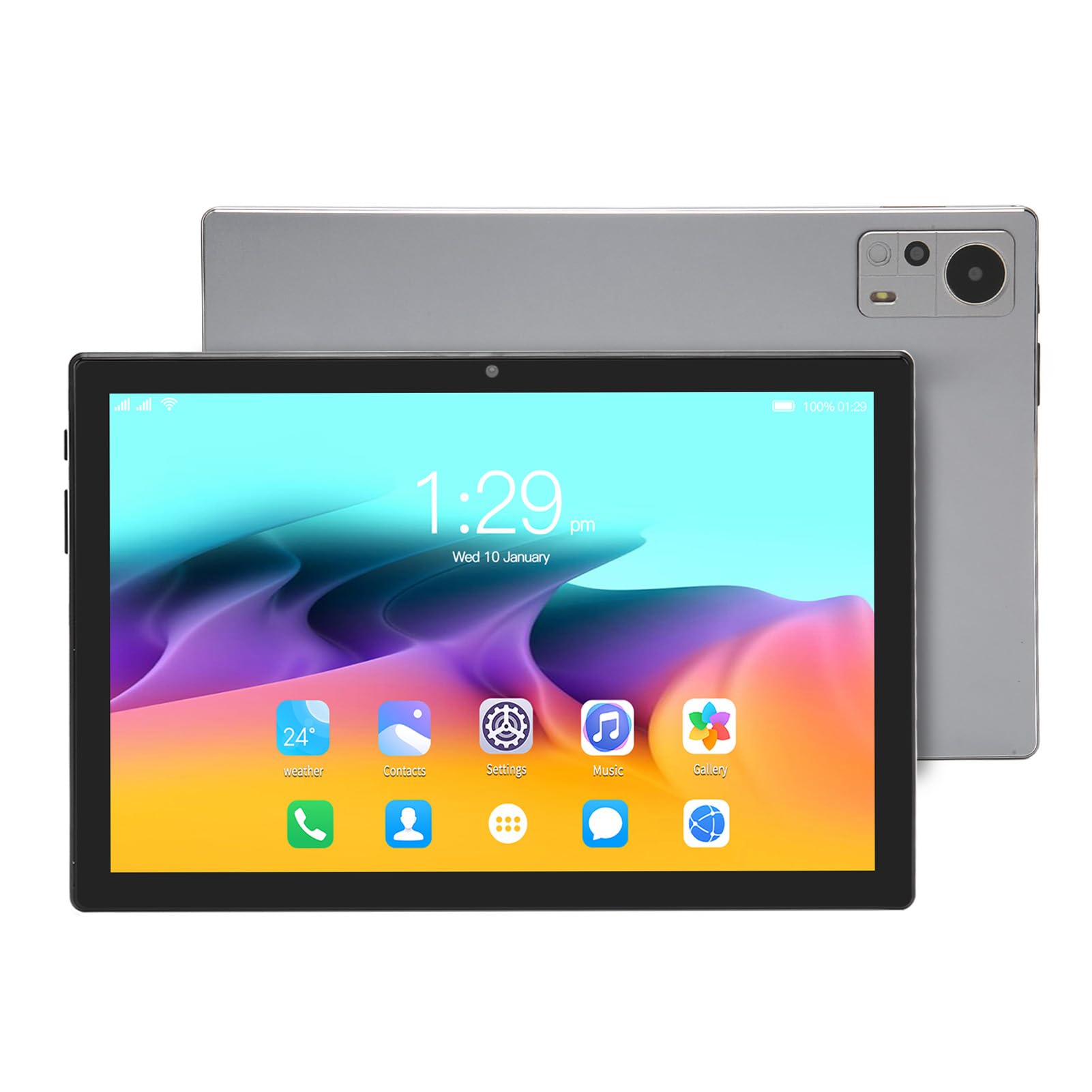 Airshi 10.1 Inch Tablet PC 3200x1440 8MP 13MP Tablet PC Tab M10 8GB 128GB for Work (Grey)
