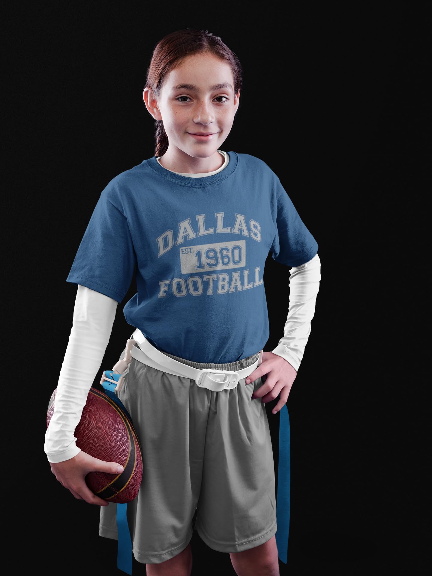 Expression Tees Toddler Hood Dallas Football Established 1960 4T Hoodie Navy Blue