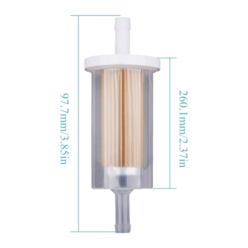 Atunee 695666 Fuel Filter for 845125 691035 5065 5065D 5065K 493629 Compatible with John Deer D100 D105 D110 Lawn Mower Tractor