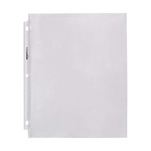 Amazon Basics Sheet Protector, Heavy Duty, 100 Pack, Clear
