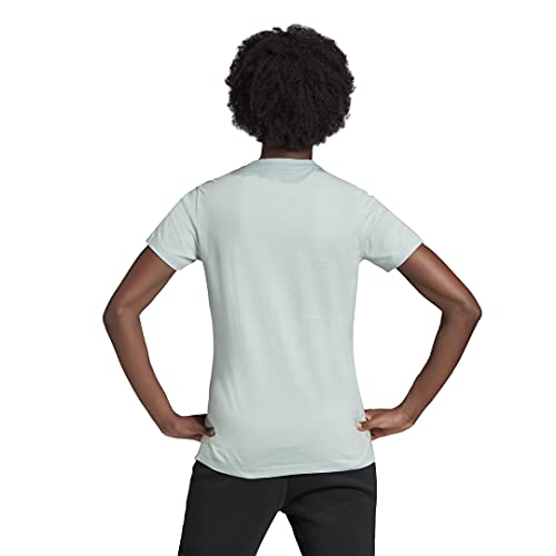adidas Women's Must Haves Badge of Sport Tee, Green Tint, XX-Small