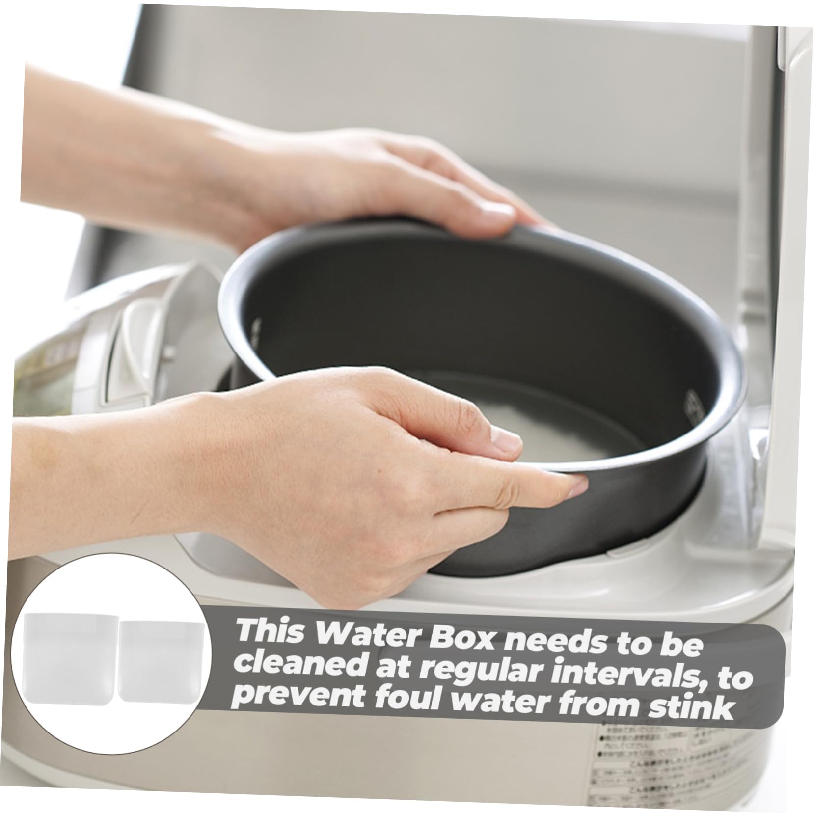 LIFKOME 30 Pcs Rice Cooker Water Box Instapot Pot Suvee Cooker Water Cooker Water Collector for Rice Cooker Condensation Water Cups Plastic Water Glasses Universal White Pp Drinking Cup