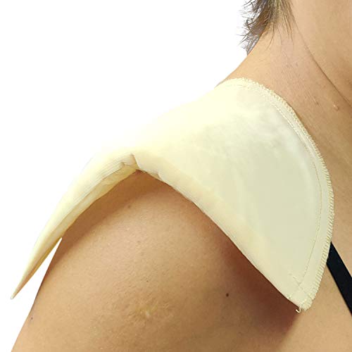 Ann West Hook and Loop Set In Sleeve Shoulder Pads Style SP5003 - Nude